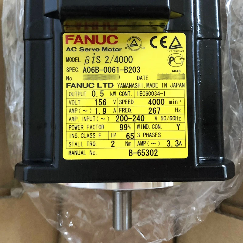 Fanuc Ac Servo Motor for Cnc Machines A06B-0061-B203| Alibaba.com