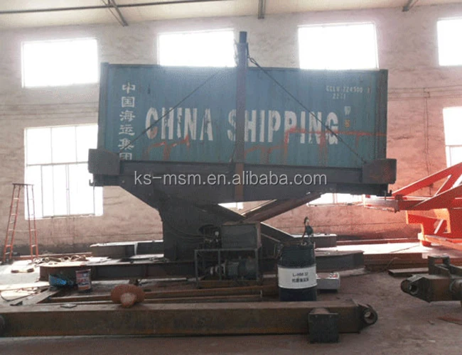 20ft Hydraulic Container Tilter - Efficient Loading/unloading