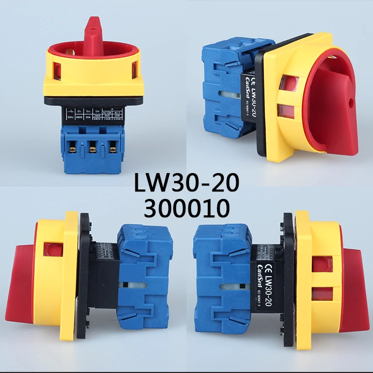 Cantak LW30-20 300010 Manual Isolator Switch 3P 20A 0-1 3P ON/OFF CE Certified| Alibaba.com