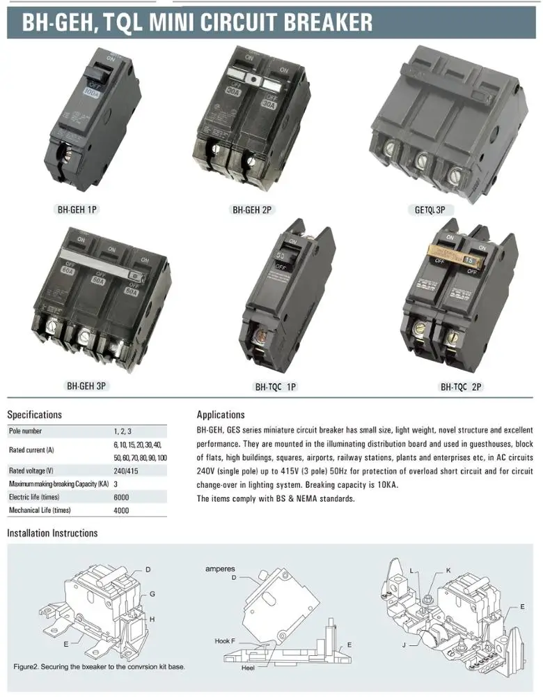 THQC TQL THQL TQC Circuit Breaker - Reliable Electrical Protection