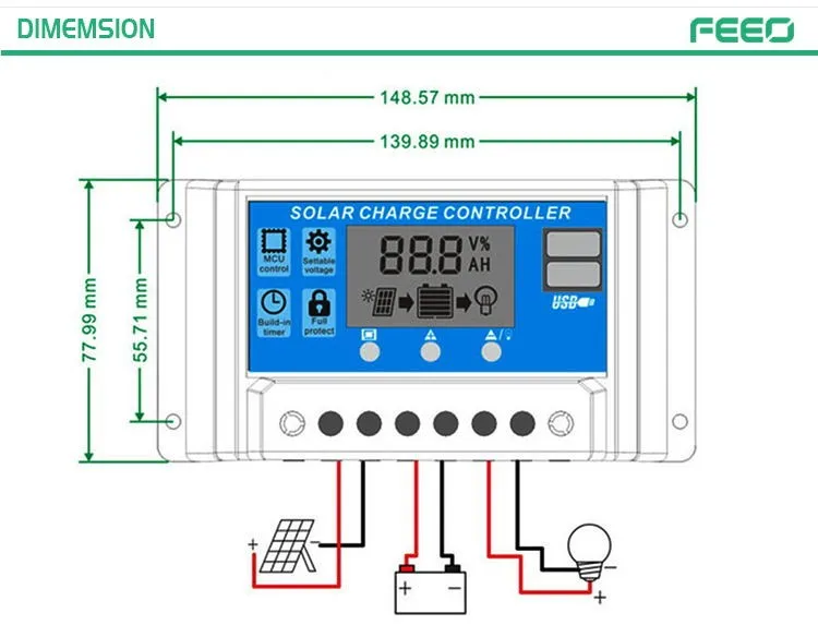 Manual Pwm Instructions Intelligent 20amp Solar Charge Controller - Buy Charge Controller,Manual ...