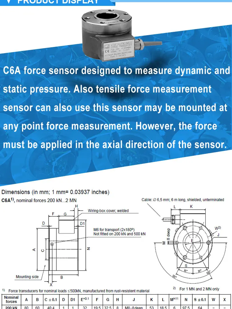 HBM C6A LVDT displacement sensor/LVDT sensor| Alibaba.com