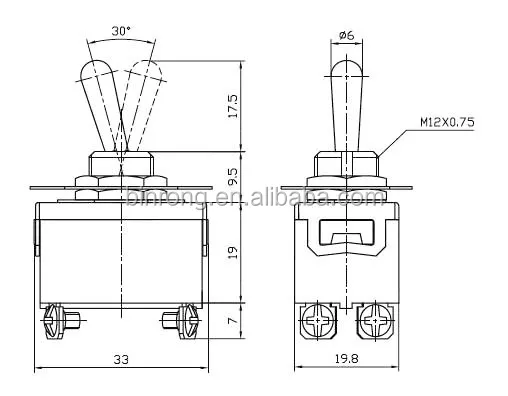 KN3C-201 Heavy Duty Toggle Switch Products from Yueqing Binrong Electric Co., Ltd.