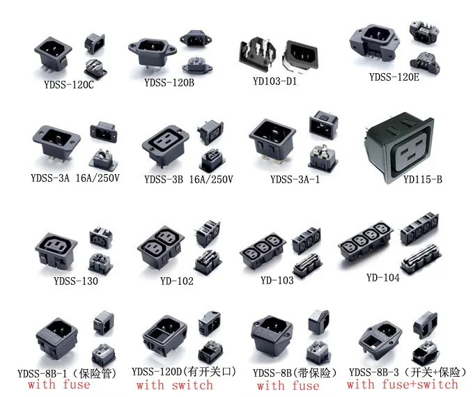 Amazing Quality Unique Iec Connector Socket Outlet C16
