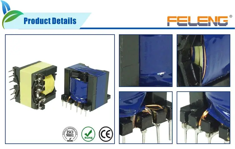 PQ3230 Bobbin Ferrite Core High Frequency 5V Transformer