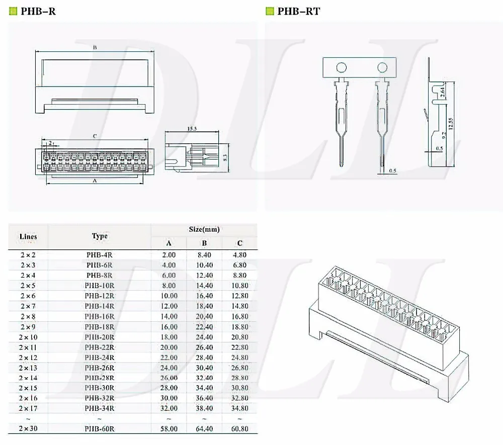 Soquete de conector yeonho, smh200-03 smh200-06 mm, 2.0| Alibaba.com