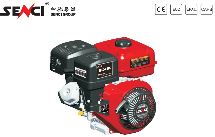 Senci Sc460 16hp 10kw 459cc Single Cylinder,4 Stroke Gasoline Engine - Buy Gasoline Engine Kit ...