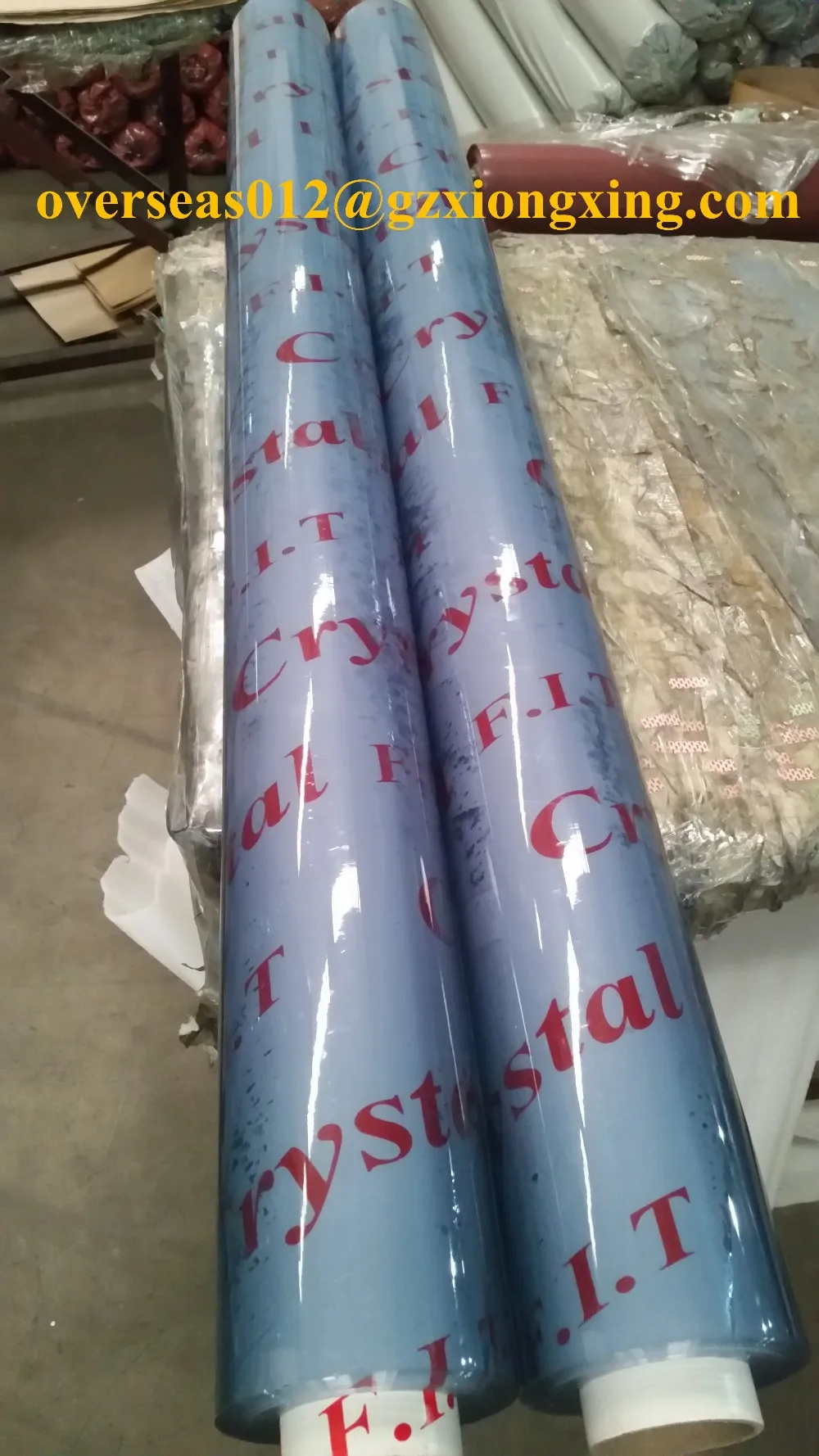 Xiongxing China Super Clear PVC Plastic Film Anti UV Strip Curtain