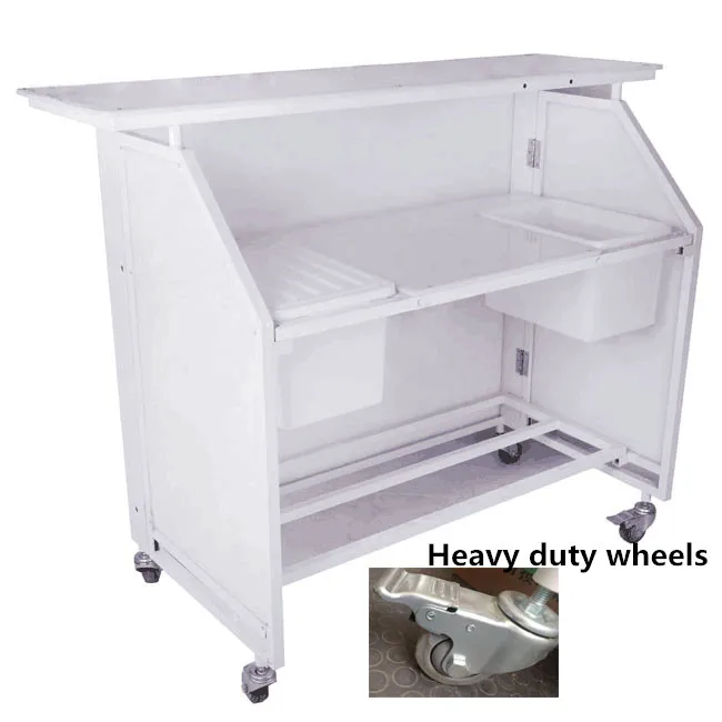 High Quality Portable Bar Counter with Wheels - Perfect for Events