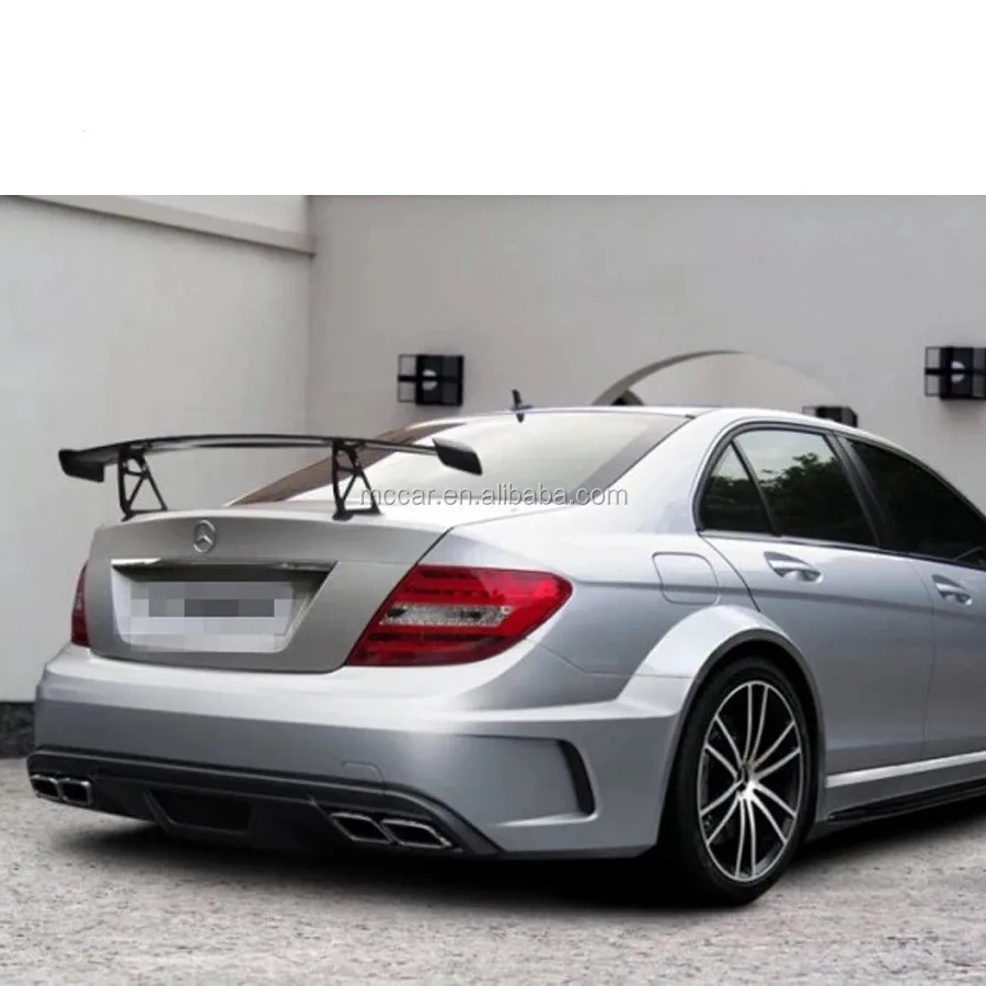 BS Carbon Rear Spoilers for W204 C63 AMG - Improve Stability