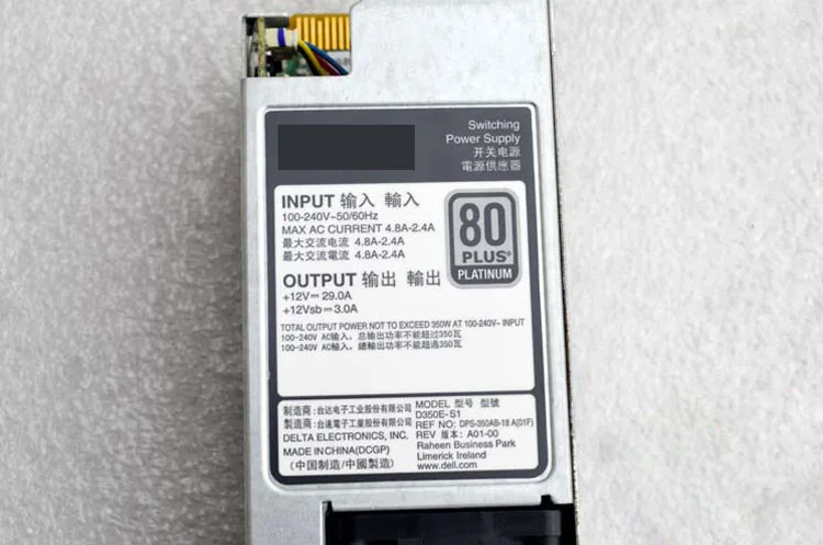 350W Server Power Supply PSU for Dell Poweredge R320 R420
