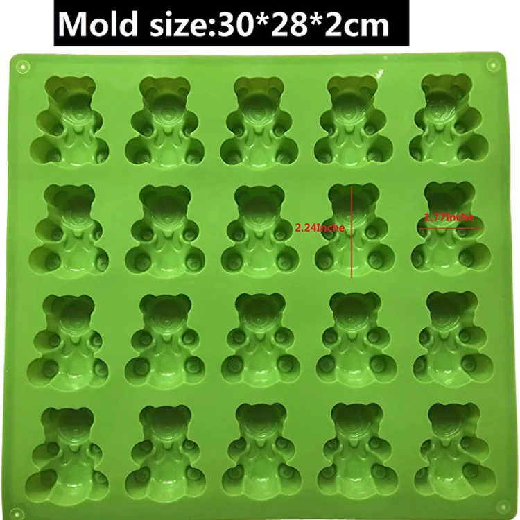 Giant Gummy Bear Shape Mold - Make Ice Chocolate Candy