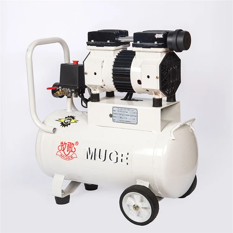 Mini Silent Oil-free air Compressor Portable 220v AC OF-600-25L air ...