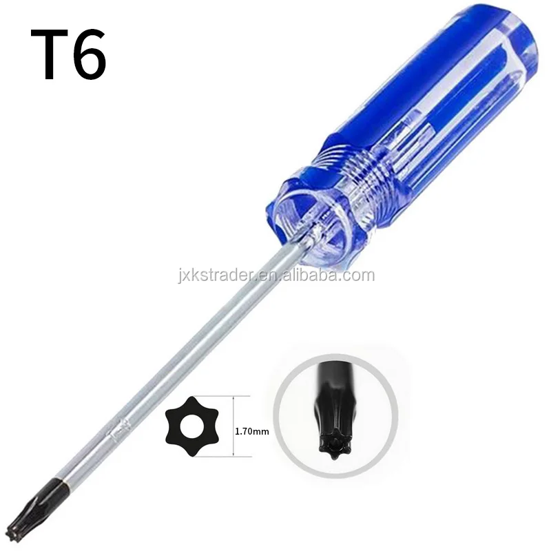 Professional Opening Tool T6 T8 T9 T10 Magnetic Precision Torx Security Screwdriver for XBOX 360 PS3 PS4 Alibaba