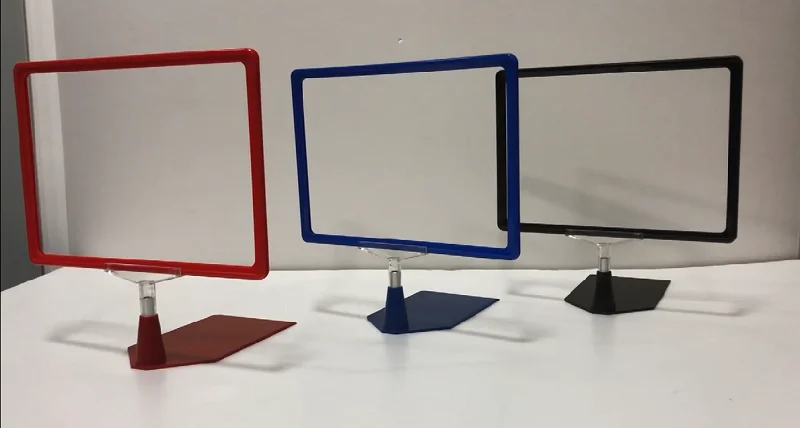 Colorful Display A4,A5 POP/POS Supermarket Plastic Poster Frame Holder ...