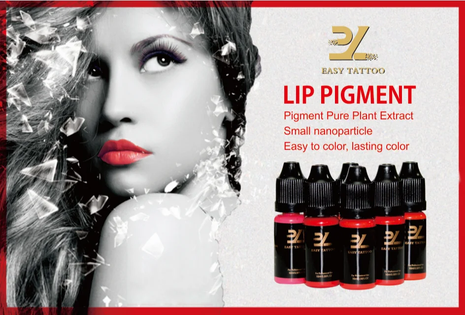 OEM Natural ORGANIC Ink 24 Color for Permanent Tattoo Makeup