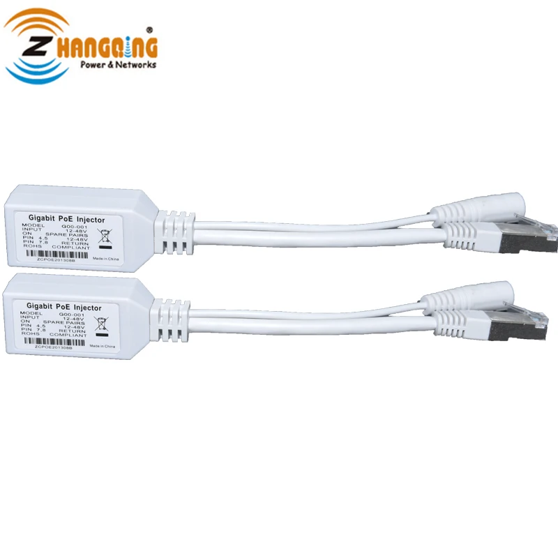 Gigabit Poe Injector Cable - Ideal for IP Cameras & Wifi