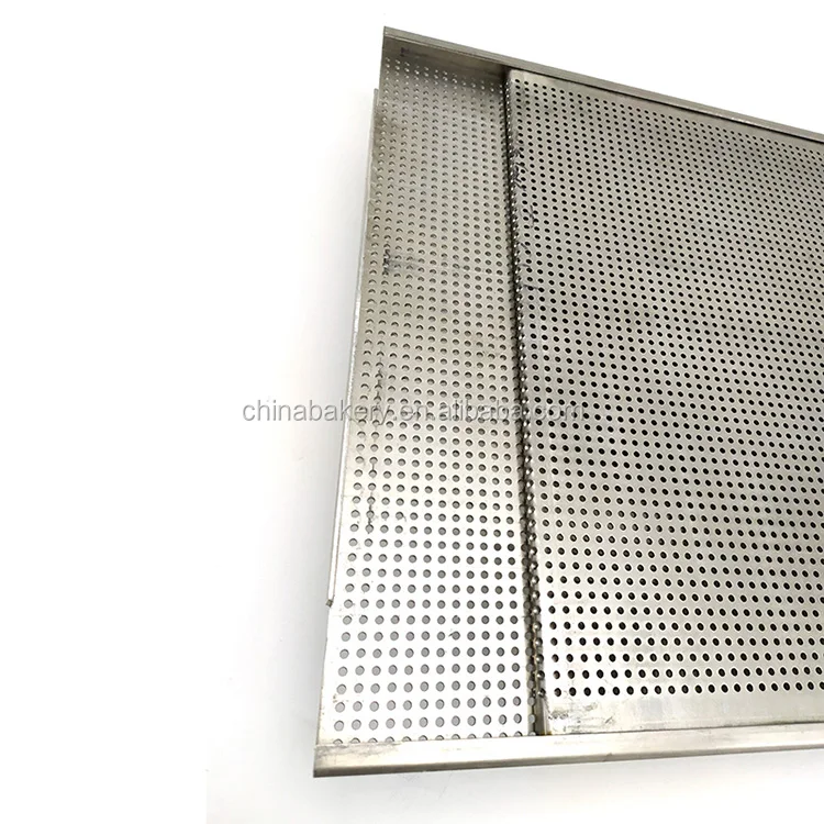 Aluminum Perforated Baking Tray Sheet Pan Bakeware With Sliding-on-off ...