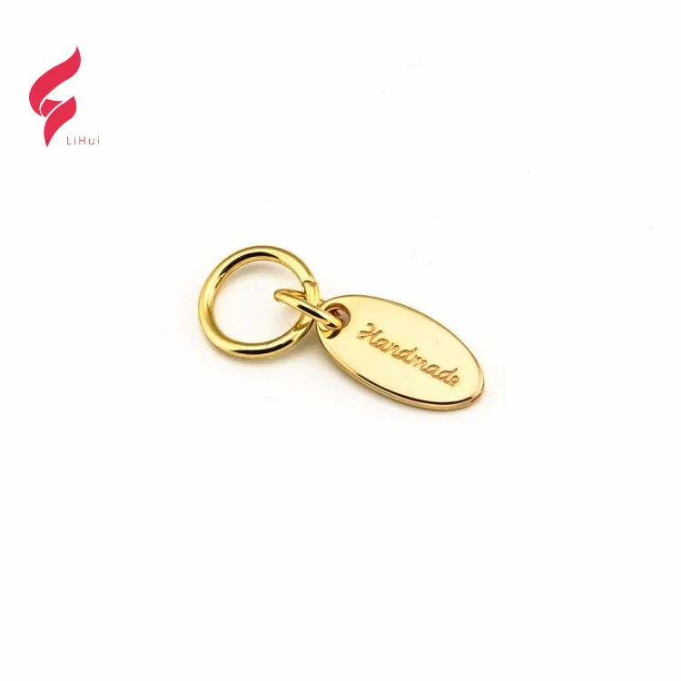 Custom Small Metal Plates - Brand Logo Pendant Jewelry Tags