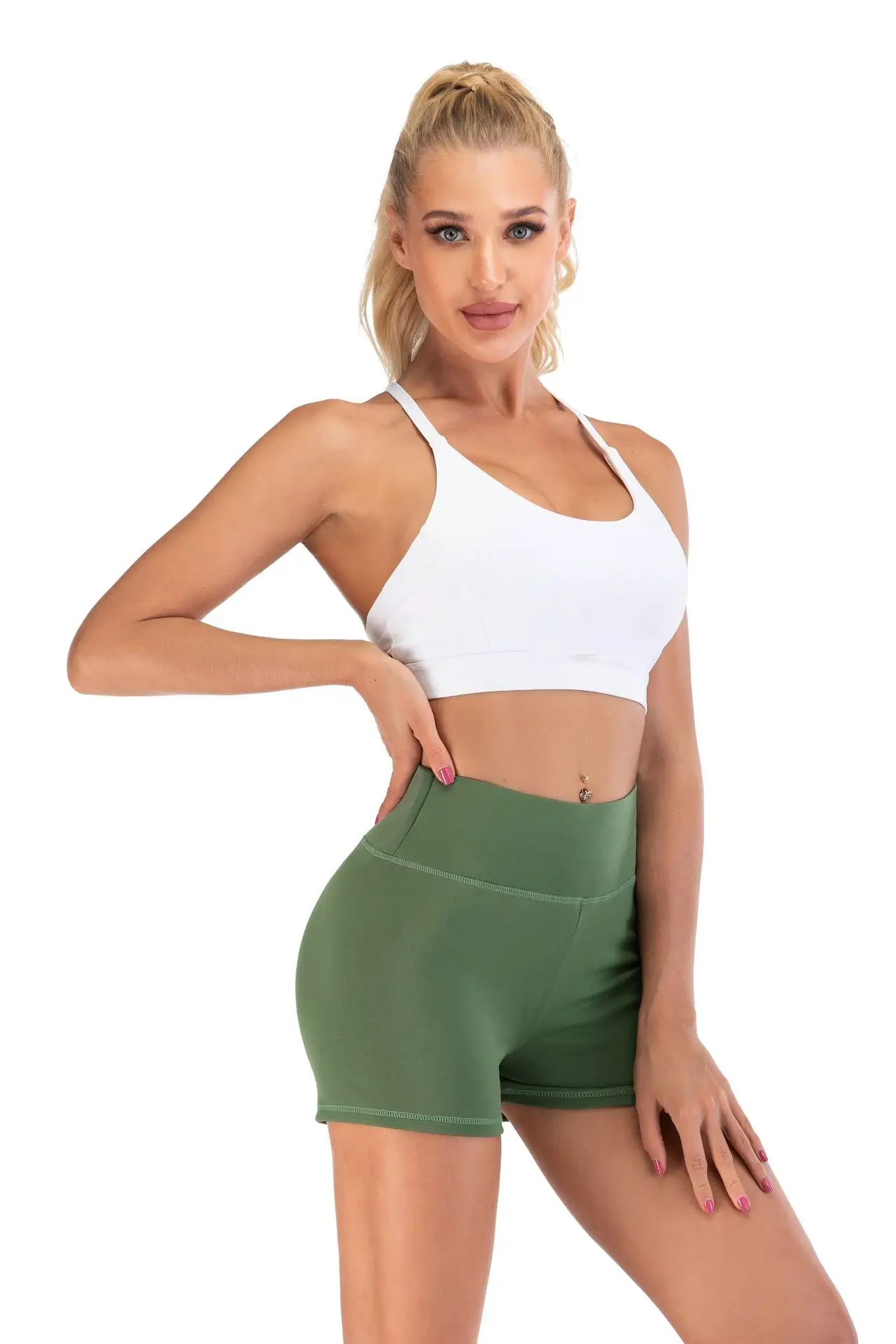 Women Sexy Yoga Leggings High Waist Workout Shorts Buy High Waisted