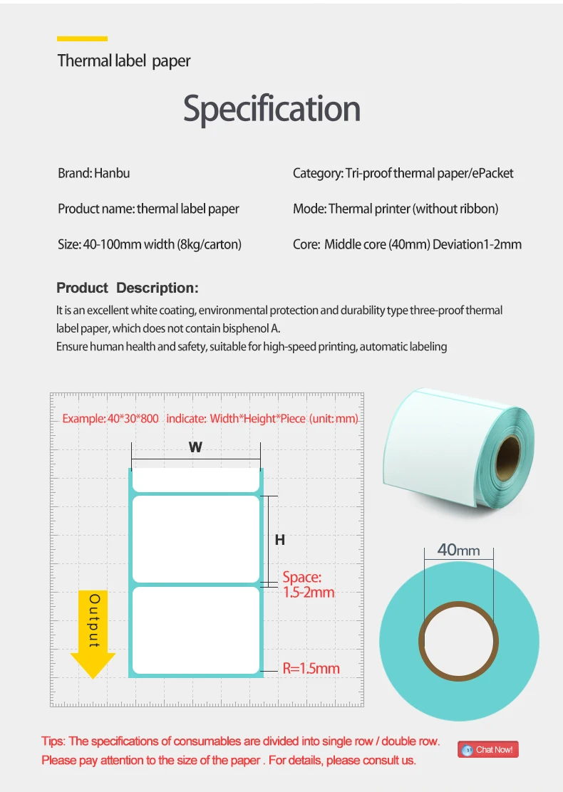 4" X 6" Blank Waterproof Direct Thermal Shipping Label Printing Barcode ...