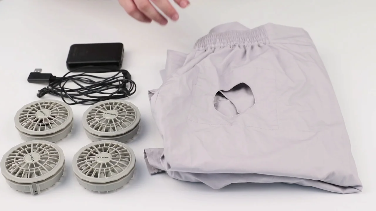 Japan Hot Summer Wear Air Conditioning Cooling Fan Jacket For Laborer ...