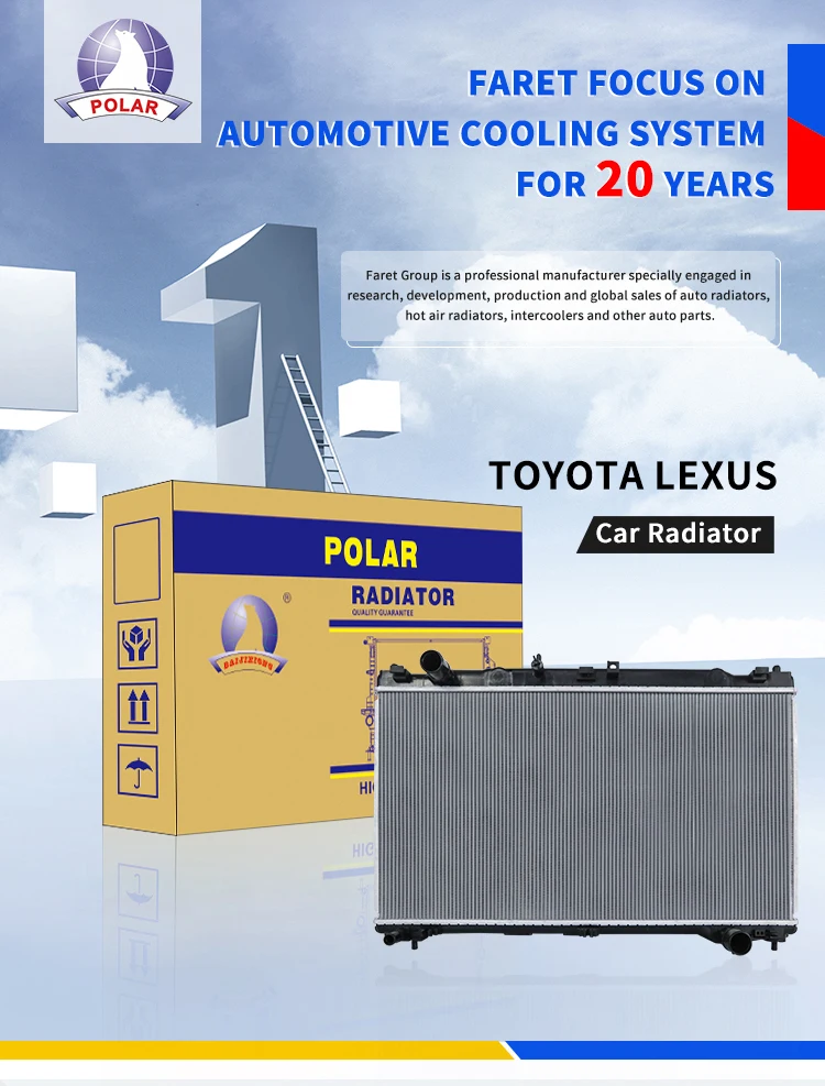 Faret Polar Radiator - Reliable OEM for Toyota Lexus Is200t