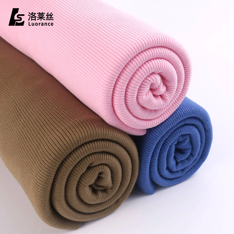 Hot Sale Tubular 100% Cotton Rib Knit Fabric - Versatile Uses