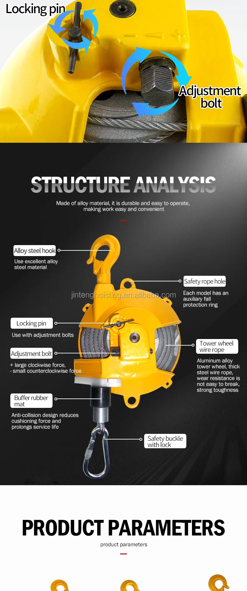 Balanceador De Resorte Retráctil Con Accesorios De Herramientas De ...