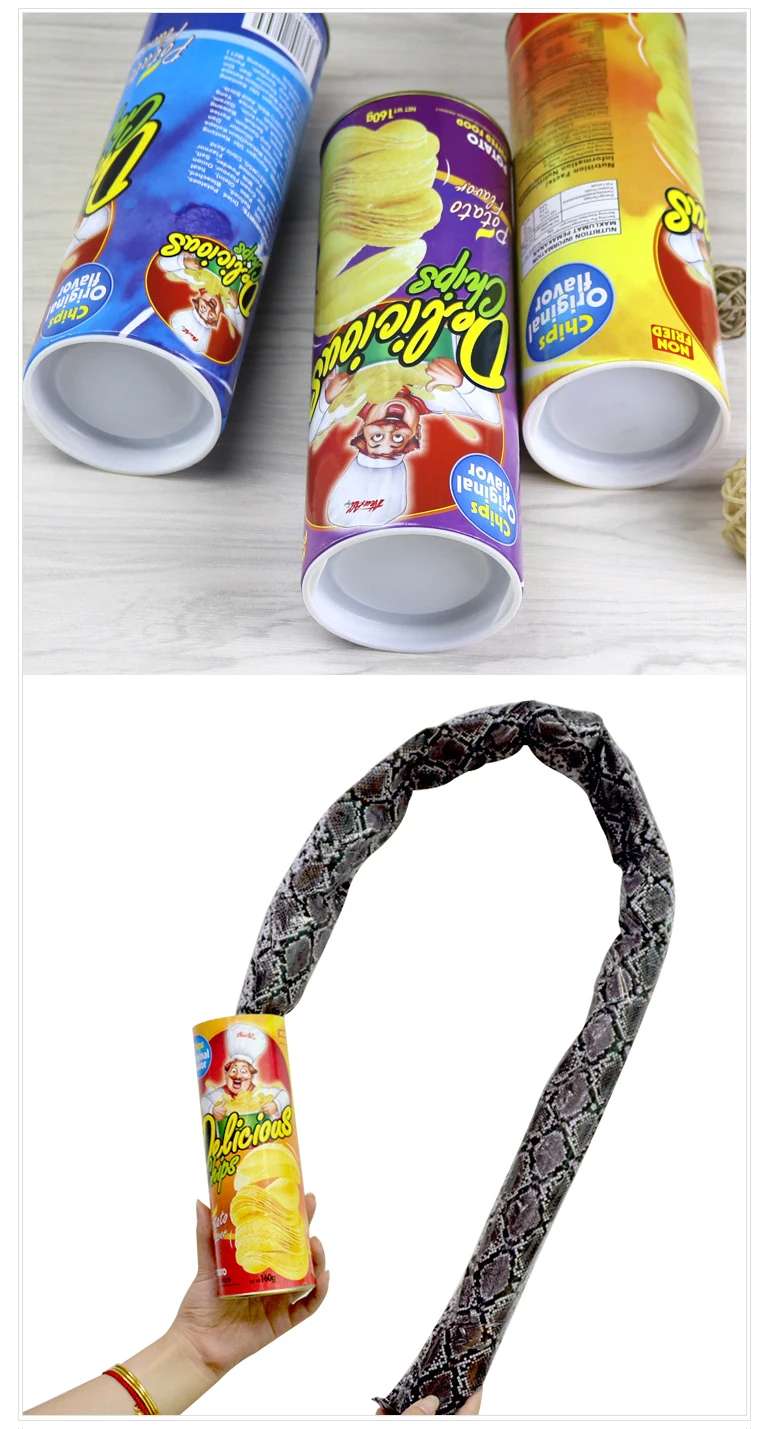 Bounce Jump Snake Scary Potato Chip - Scare Toy for Kids & Pranks | Fun ...