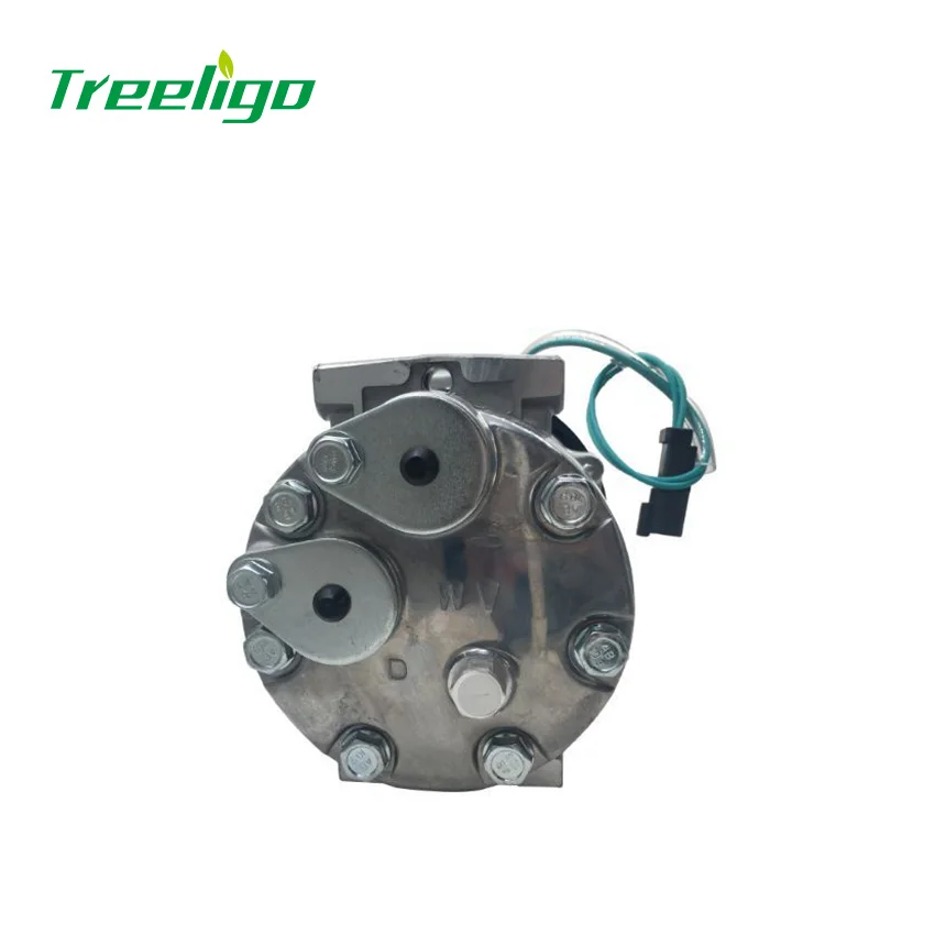 7h15 24v R134a Excavator Auto Ac Compressor Oem 20538307 21184142 ...