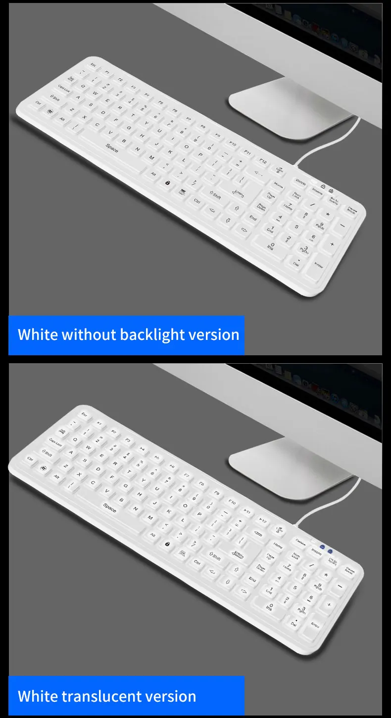 Us Waterproof Hospital Keyboard,silicon Usb Computer Ip68 Medical ...