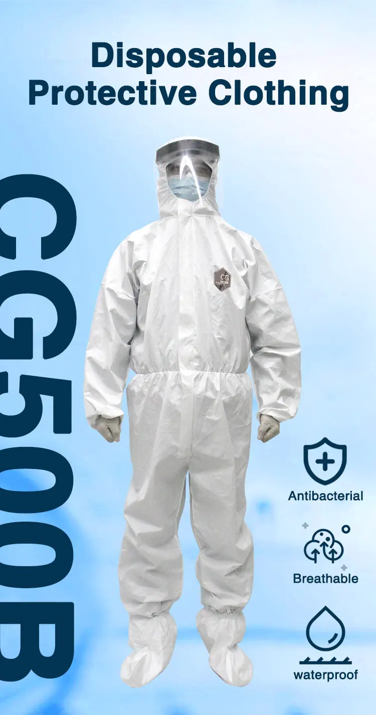Microporus Fabric Bioseguridad Bio Hazard Suits Chemical Protection ...