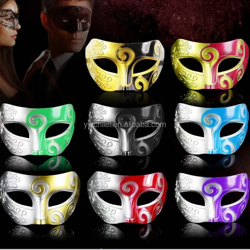 Unisex Retro Half Masquerade Masks - Perfect for Christmas