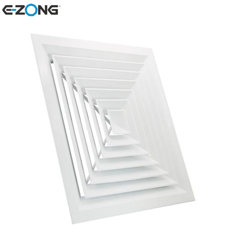 Wholesale Square Bathroom Ceiling Vents - 4 Way Diffusers