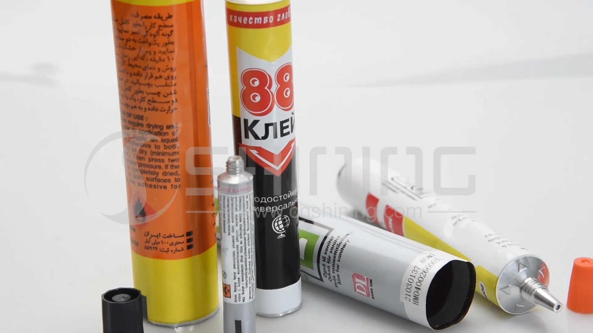 Pure Aluminium Collapsible Empty Paint Tubes With Octagon Caps - Buy 10 ...