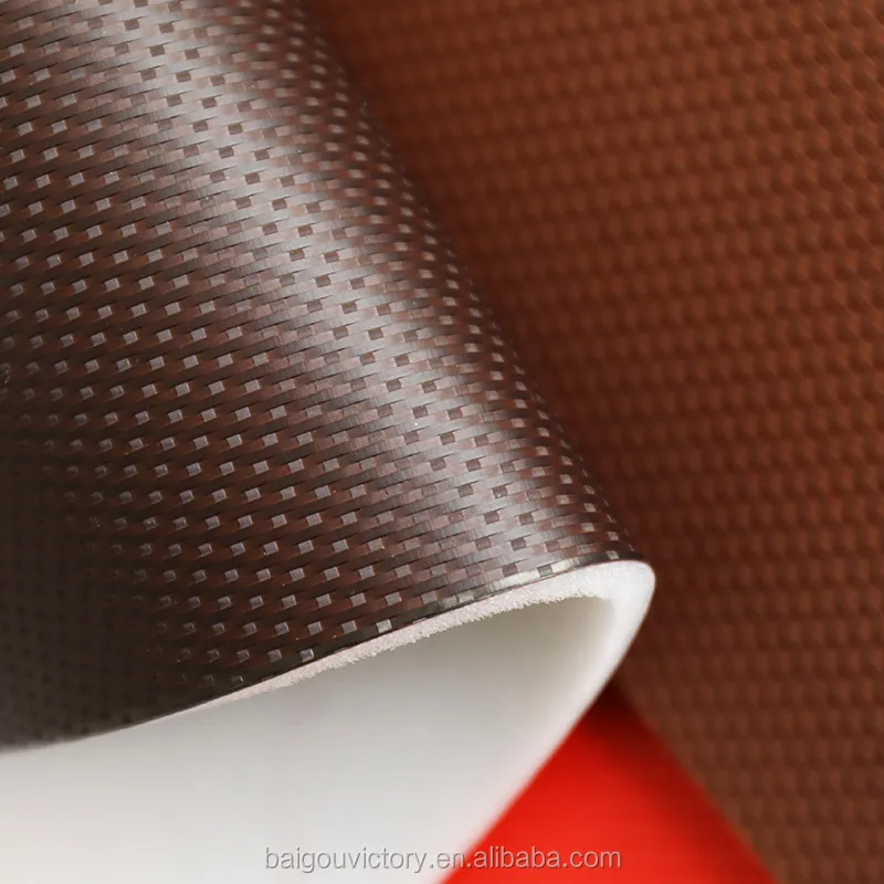 Perforated Pvc Synthetic Leather With Foam For Automotive Upholstery ...