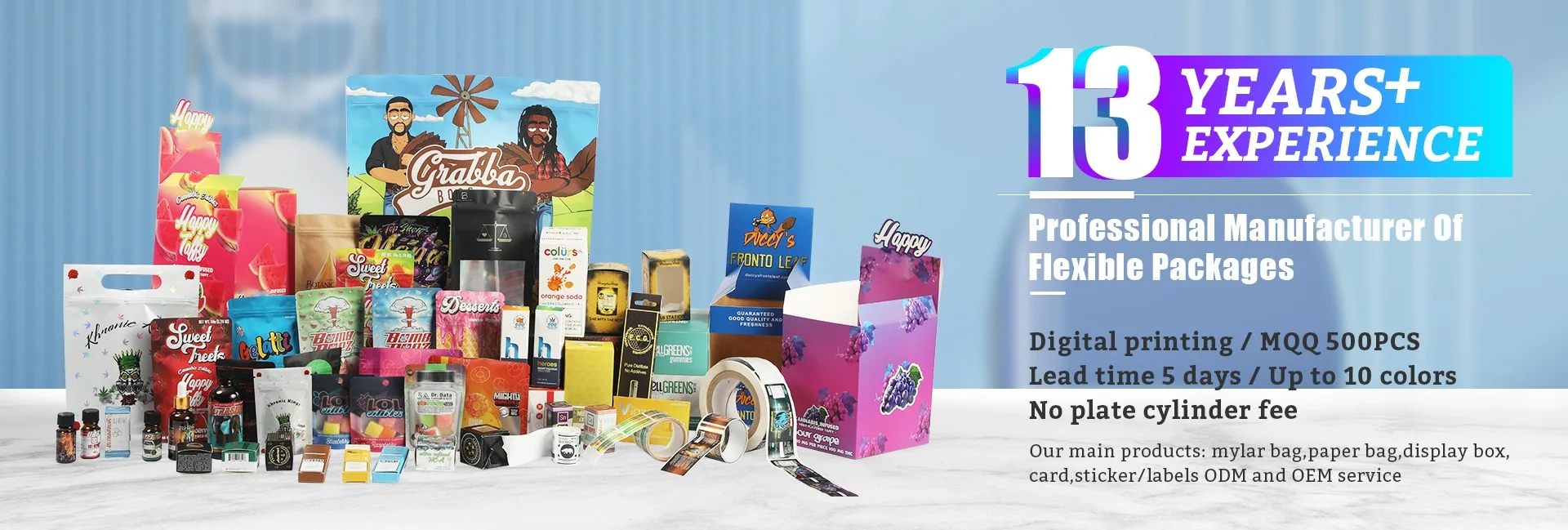 Shenzhen Rainbow Packaging Co., Ltd. - Mylar Bag, Food Packaging Bag