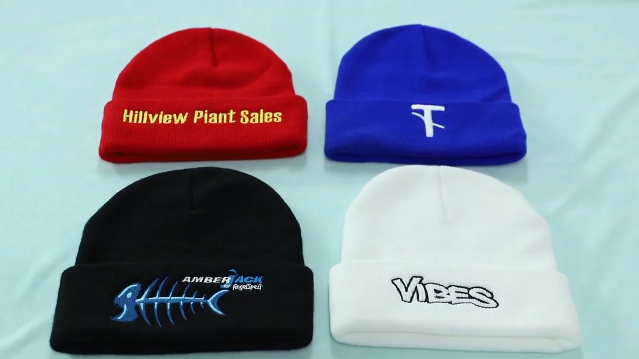 High Quality Winter Plain Dyed Custom Beanie Hat 100% Acrylic Warm ...