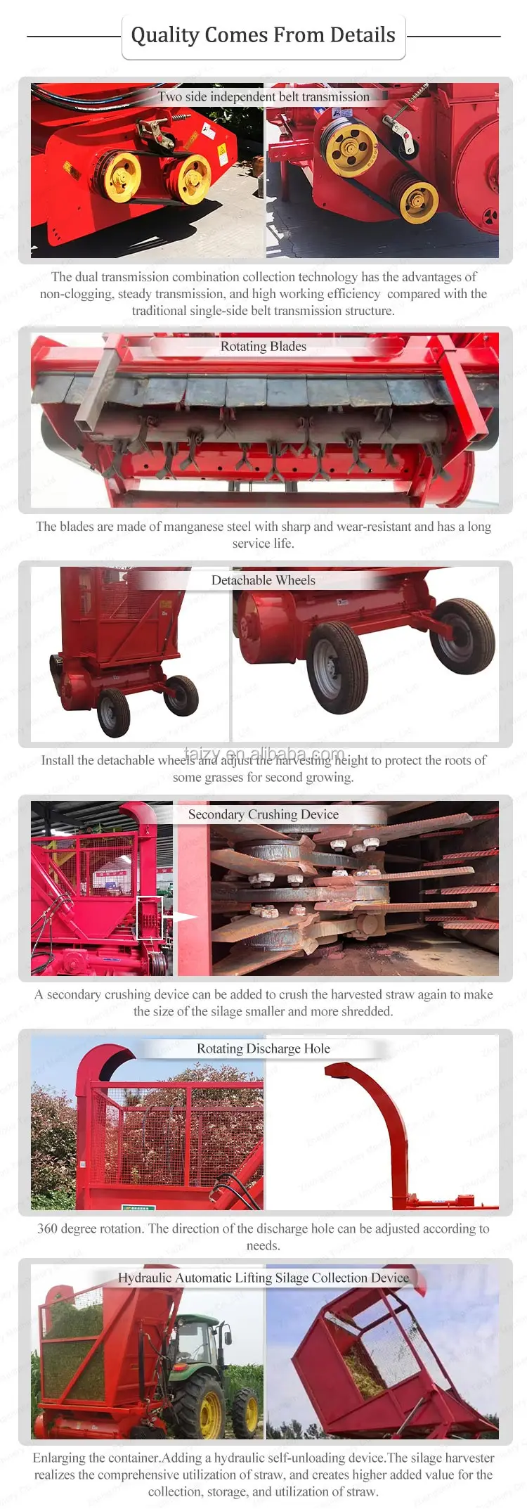 Corn Stalk Cutter Tractor - Efficient Dry Corn Processing