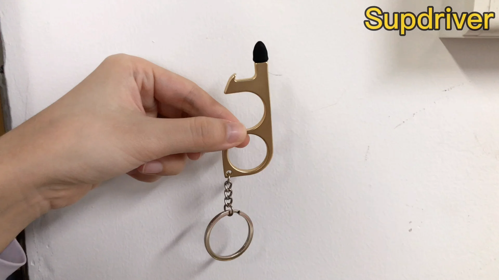 Multifunctional Hand Tool Edc Metal Keychain Door Opener No Touch ...