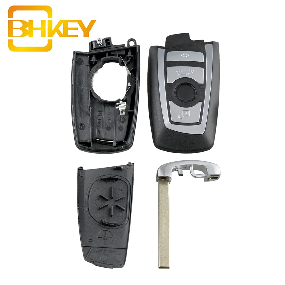 4 Buttons Blank Auto Car Remote Key Case For Bmw Cas4 5 7 Series M4 M5 ...