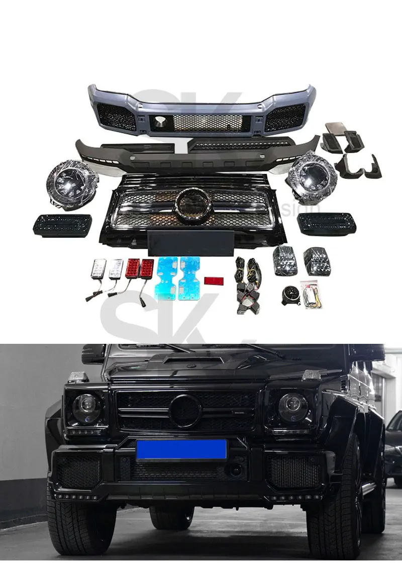 Car Bumpers Wide Body Kit For W463 G Class G500 G63 G350 Babus Style ...