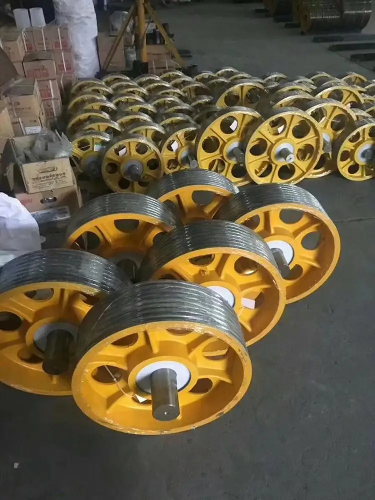 Custom Processing Elevator Traction Wheel - Deflector Sheave