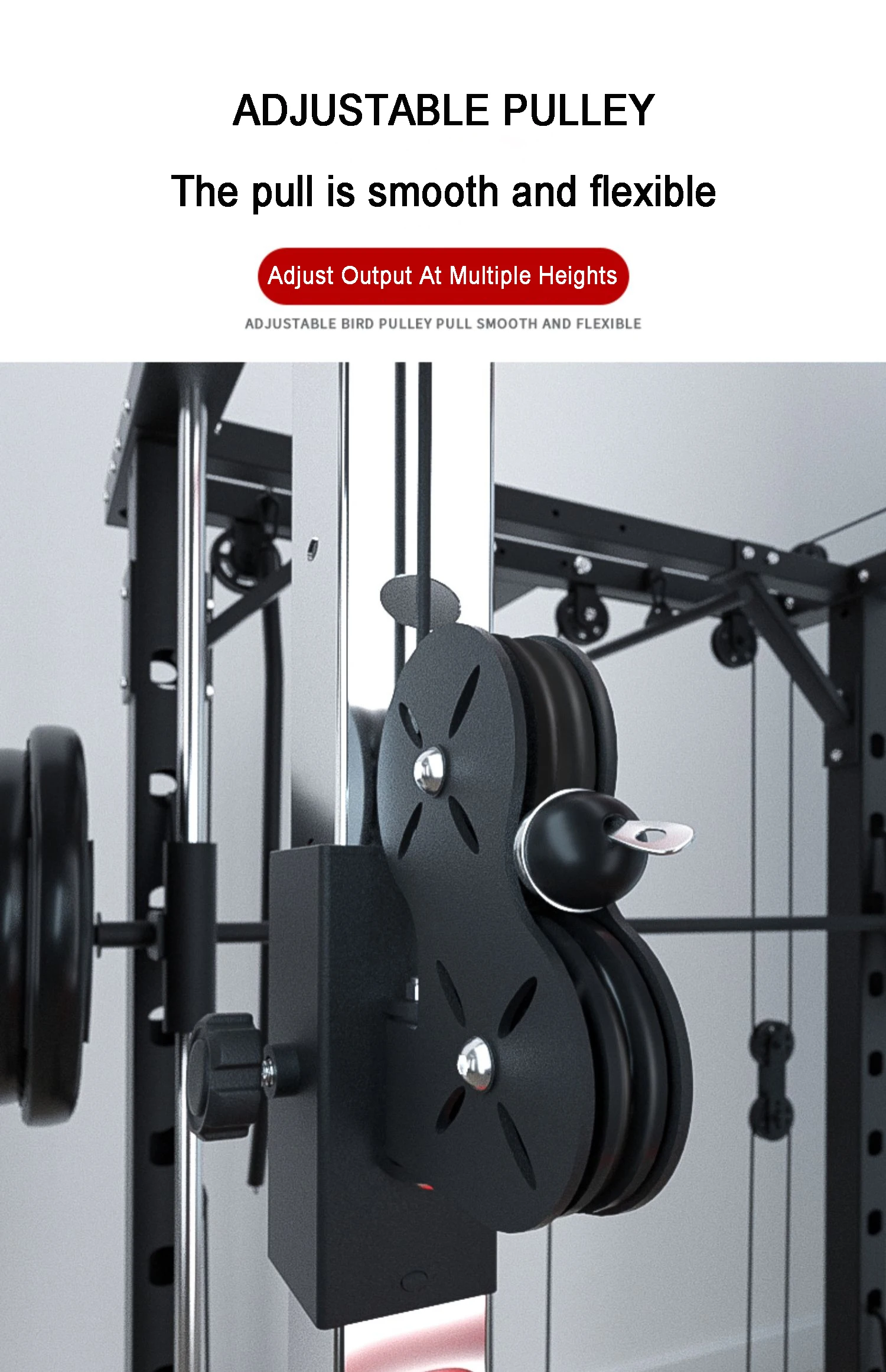 Dw Sports New Body Building Cable Crossover Multifunctional Gym Smith ...