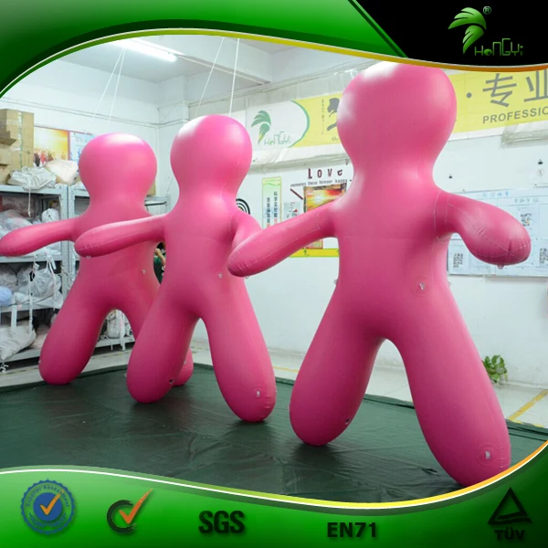 Customizable Inflatable Human Shape Balloon - Pink Mannequin