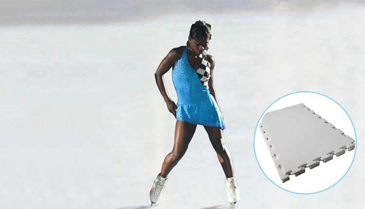 Waterproof Stadiums Skating Ice Rink Skateable Synthetic Ice Tiles ...