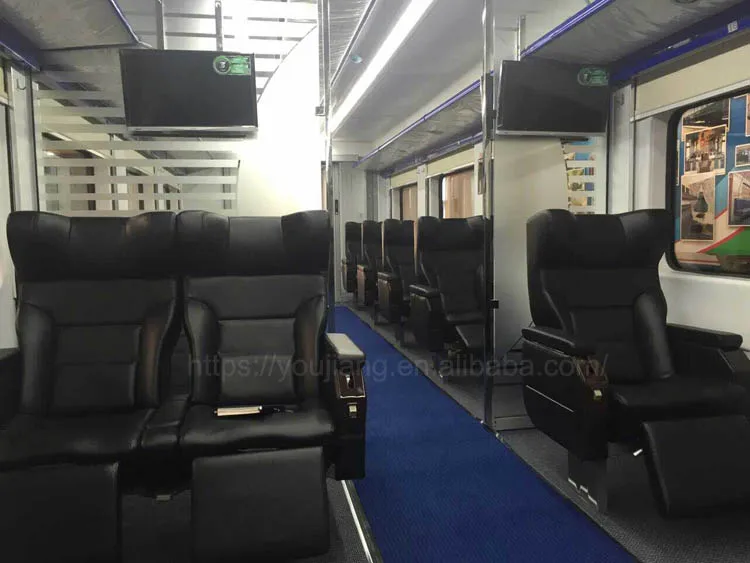 Economic Class Train Passenger Seat with Swivel Base