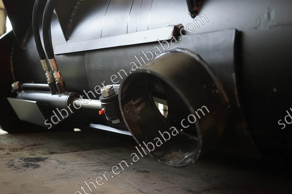 Tractor Mounted Mixer Bucket / Skid Steer Cement Mixer Attachment ...