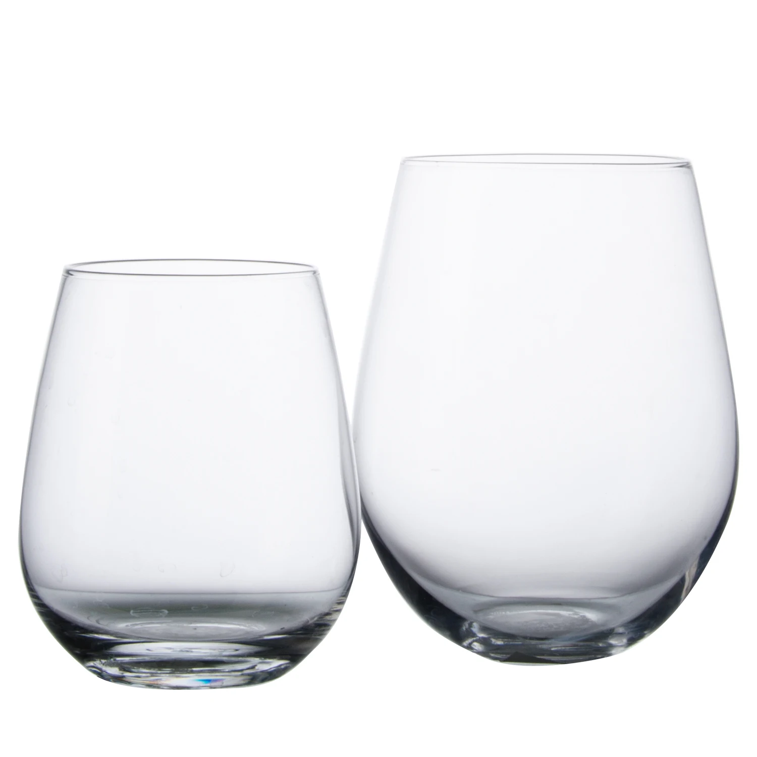 Clear Egg Shaped Shot Glass Cup Drinking Glass Tumbler Stemless Wine ...